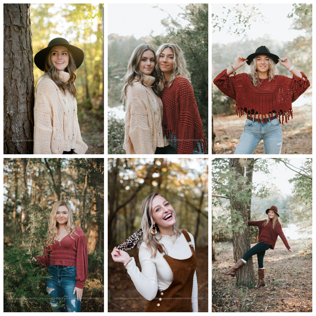 Fall Themed Senior Model Team Photo Shoot | naturalbloomphoto.com