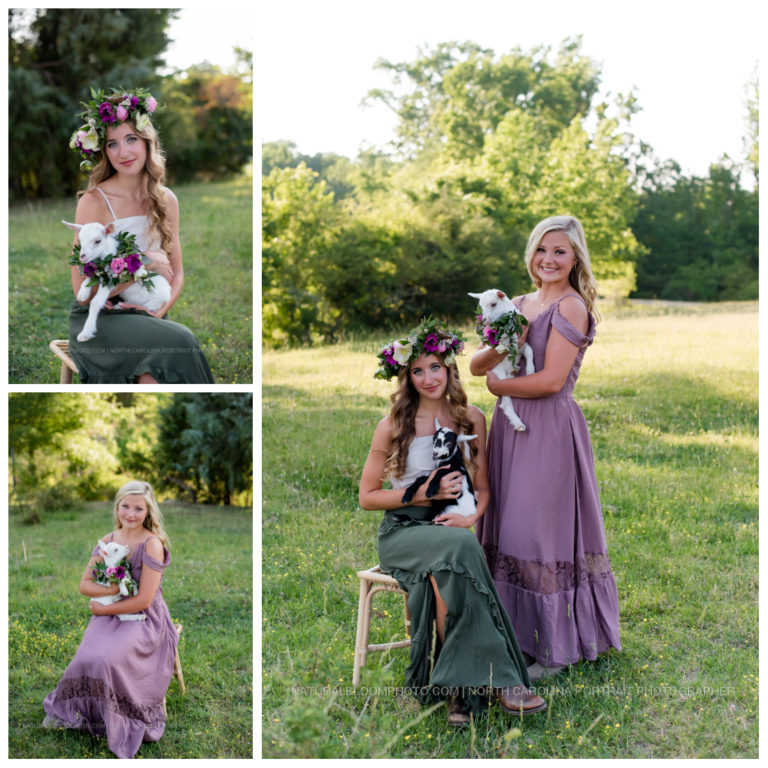 Baby Goats and Floral Crown Styled Photo Shoot at Hunter Farm ...